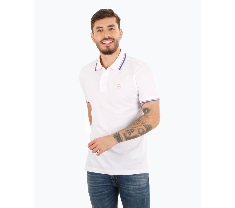 Polo premium blanca para hombre - oxfordjeans