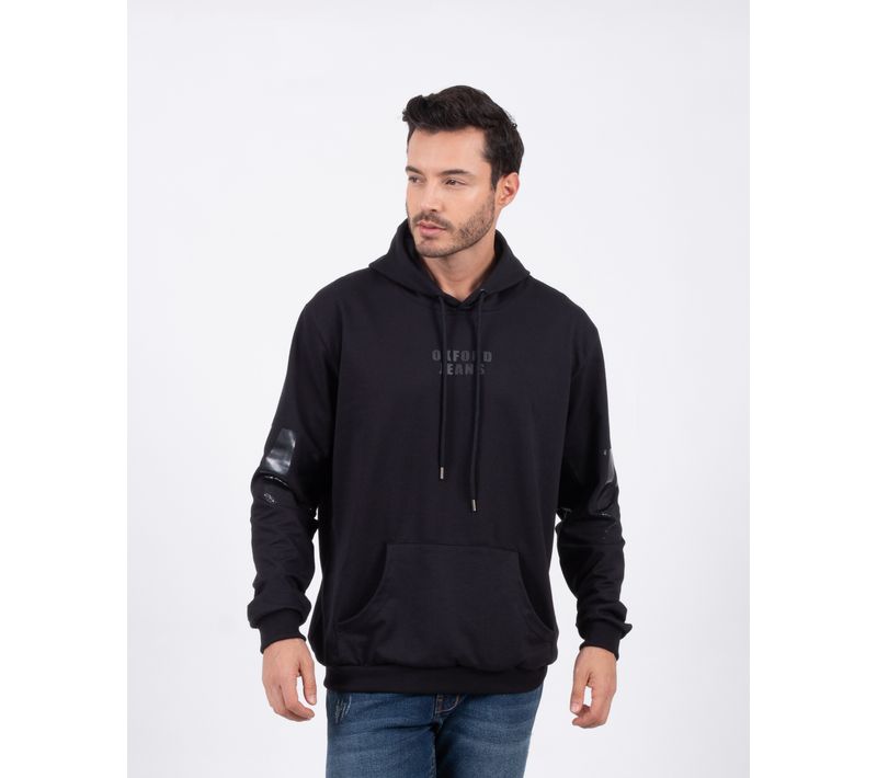 Buzo negro para hombre - oxfordjeans