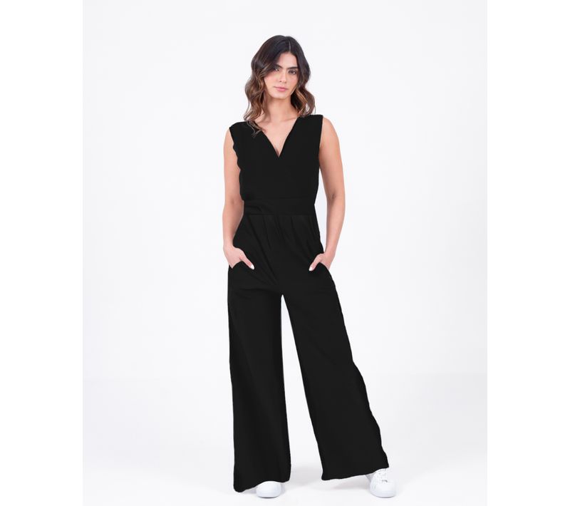 Enterizo negro para mujer - oxfordjeans