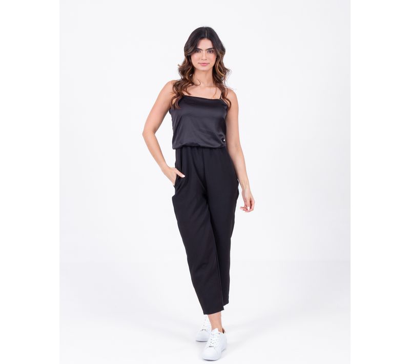 Enterizo negro para mujer - oxfordjeans
