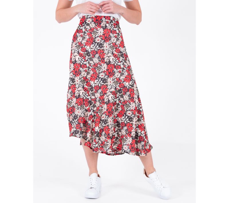 Falda estampada para mujer - oxfordjeans